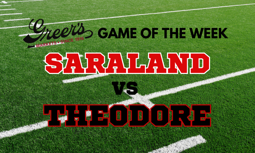 Greer’s Markets Game of the Week Preview: Saraland @ Theodore • WNSP Sports Radio 105.5FM