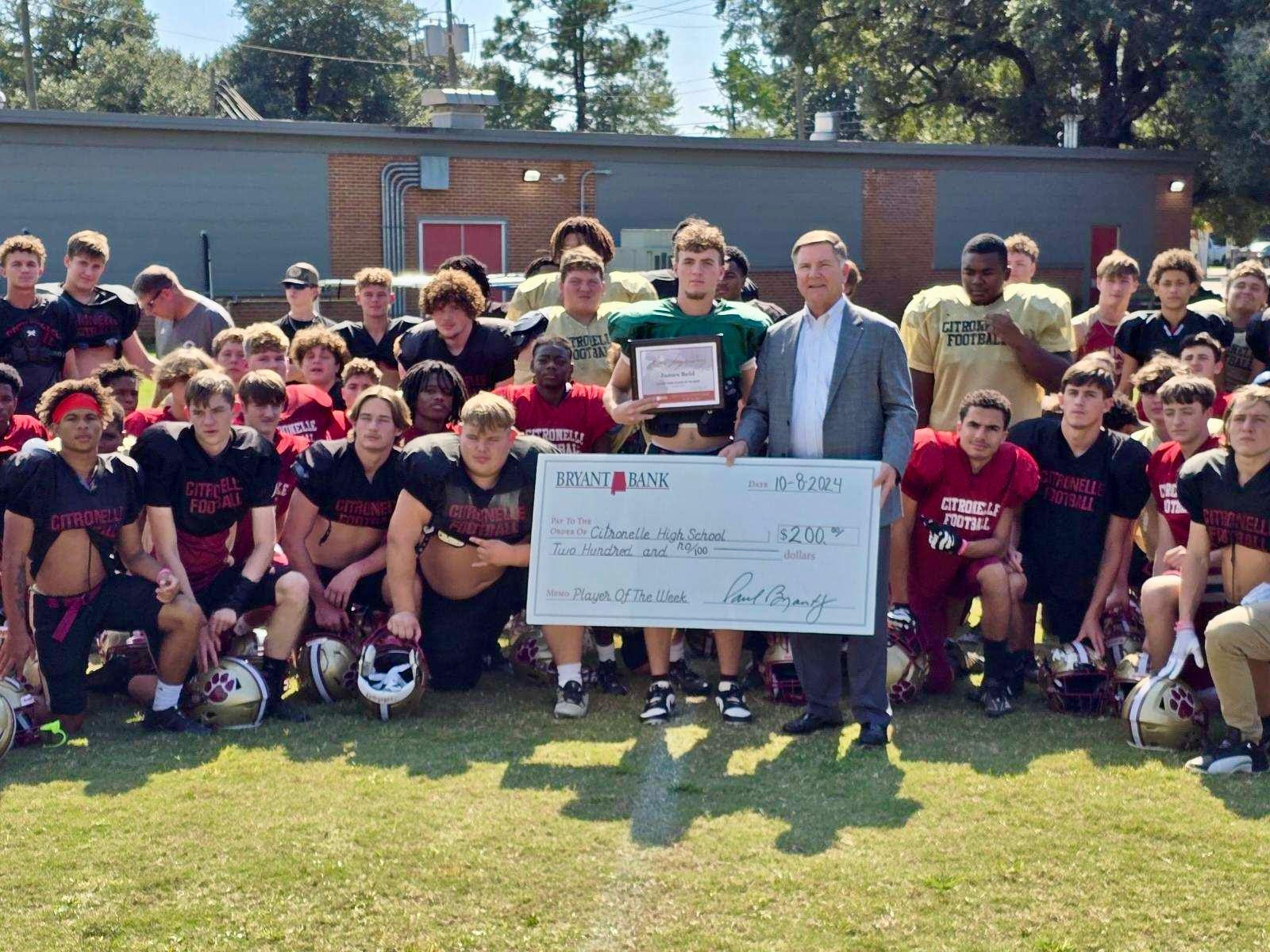 Bryant Bank Player of the Week: James Reid, Citronelle • WNSP Sports ...